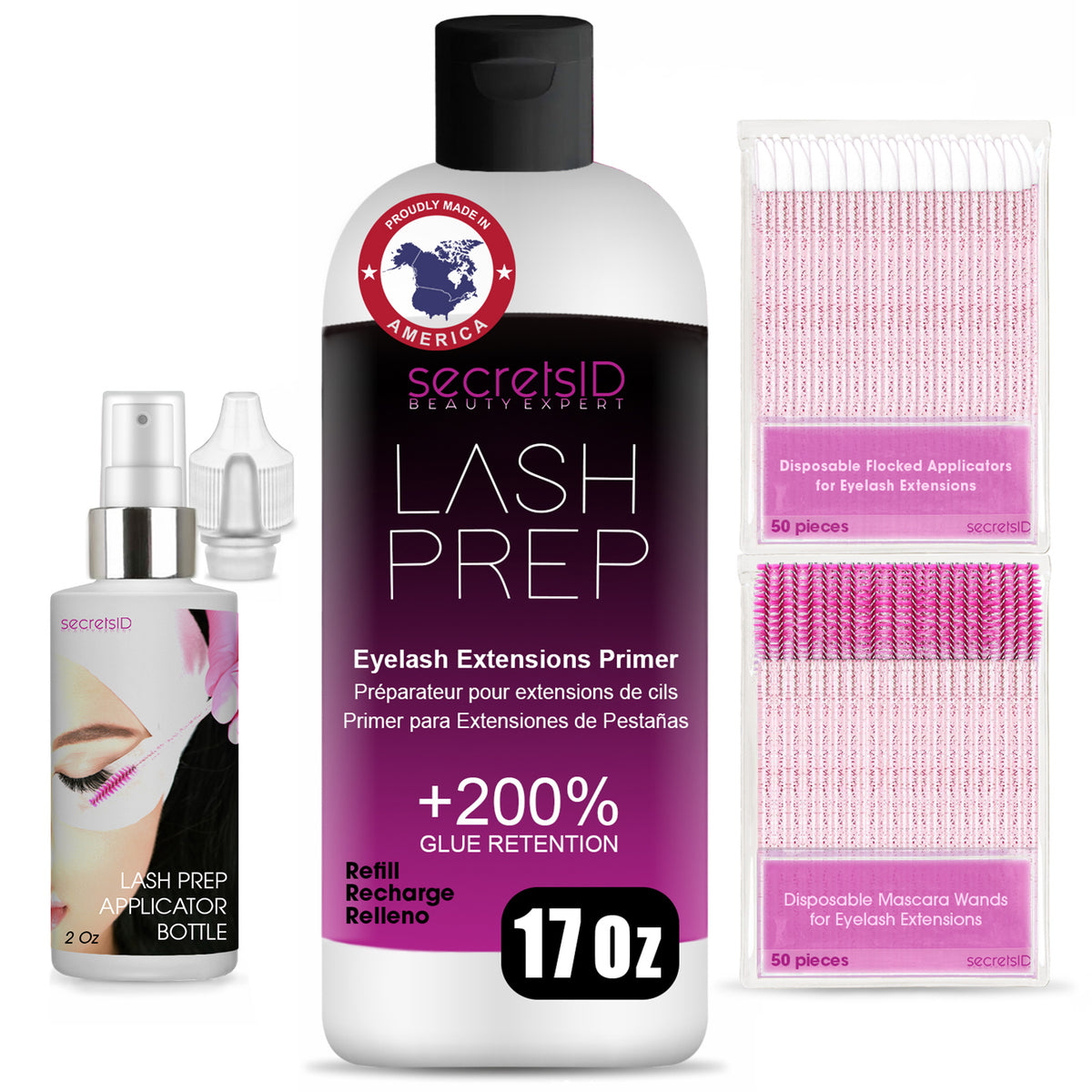 Lash Prep - Bulk Eyelash Extension Primer – SecretsID