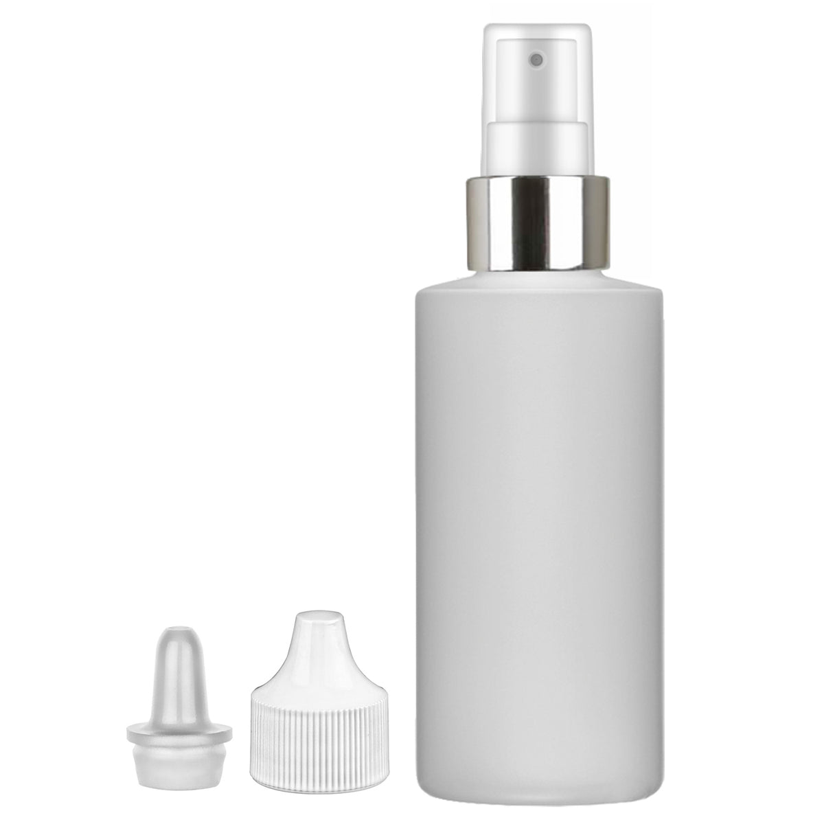 Empty Plastic Bottle with Spray and Dropper 2 Oz/60 mL - Pack of 8 Uni ...